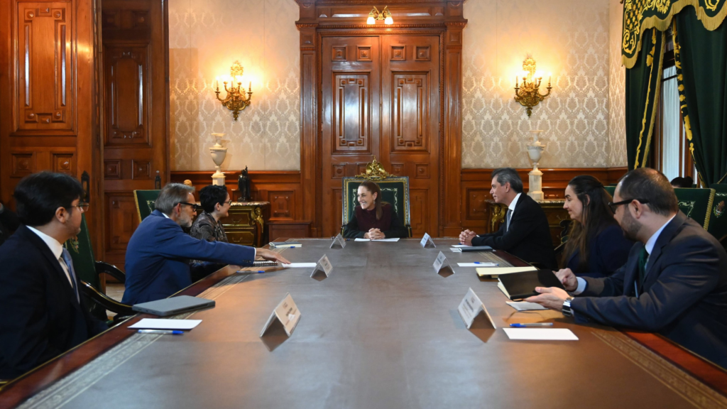 Claudia Sheinbaum se reúne con la CEO de S&P Global en Palacio Nacional ...